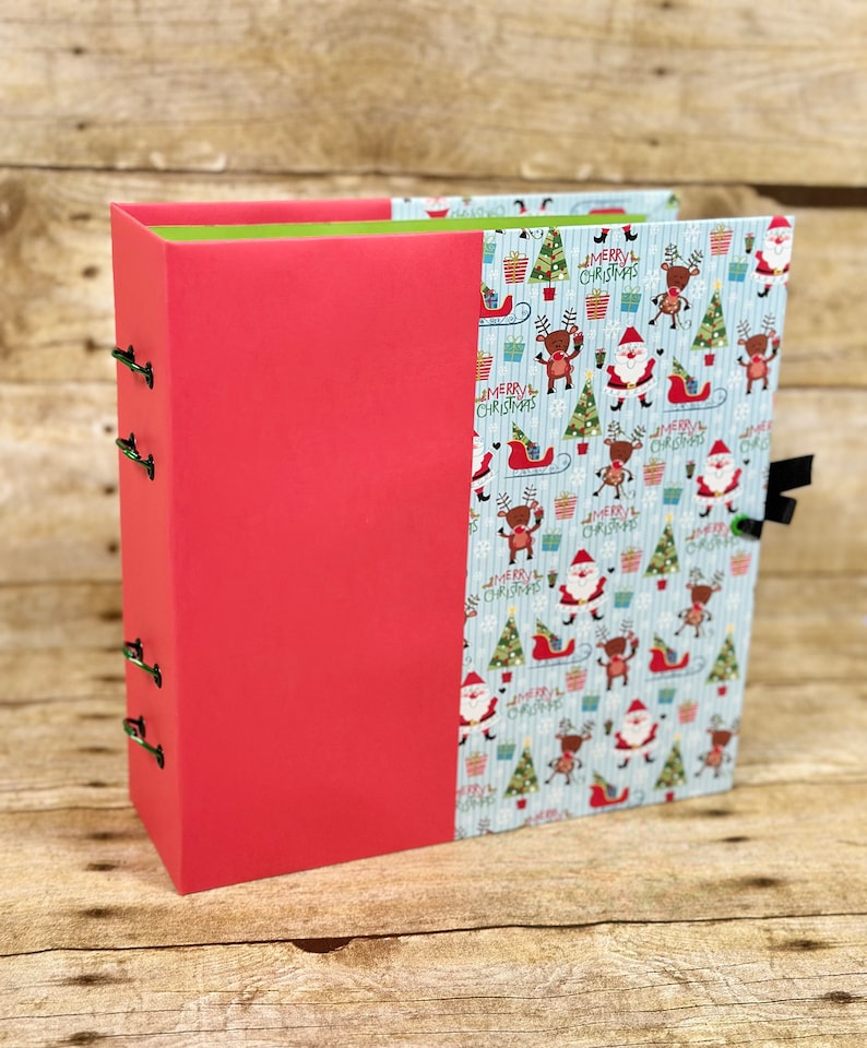 8x8 Christmas Scrapbook Album - Etsy