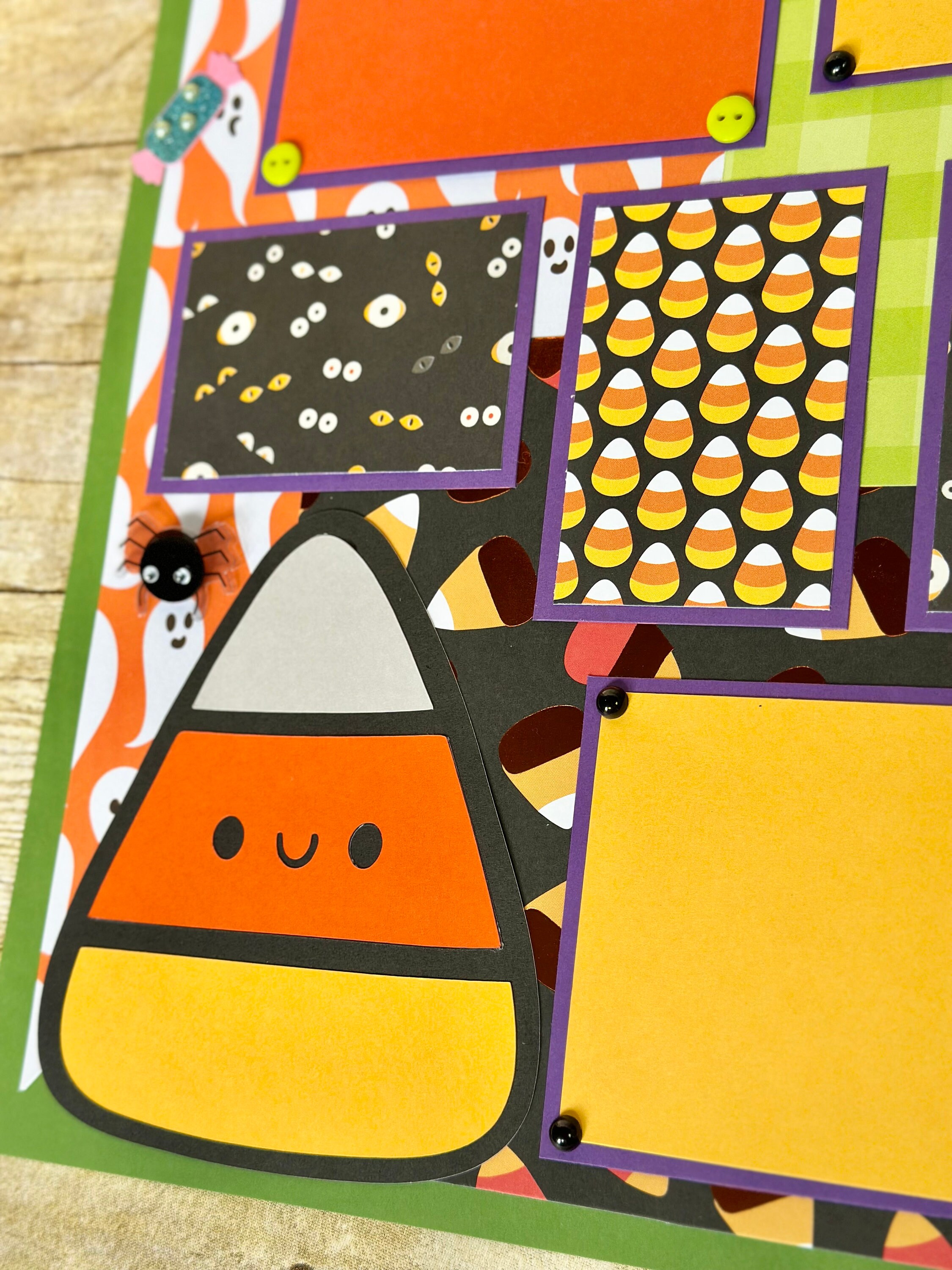 12x12 Halloween Scrapbook Pages - Etsy