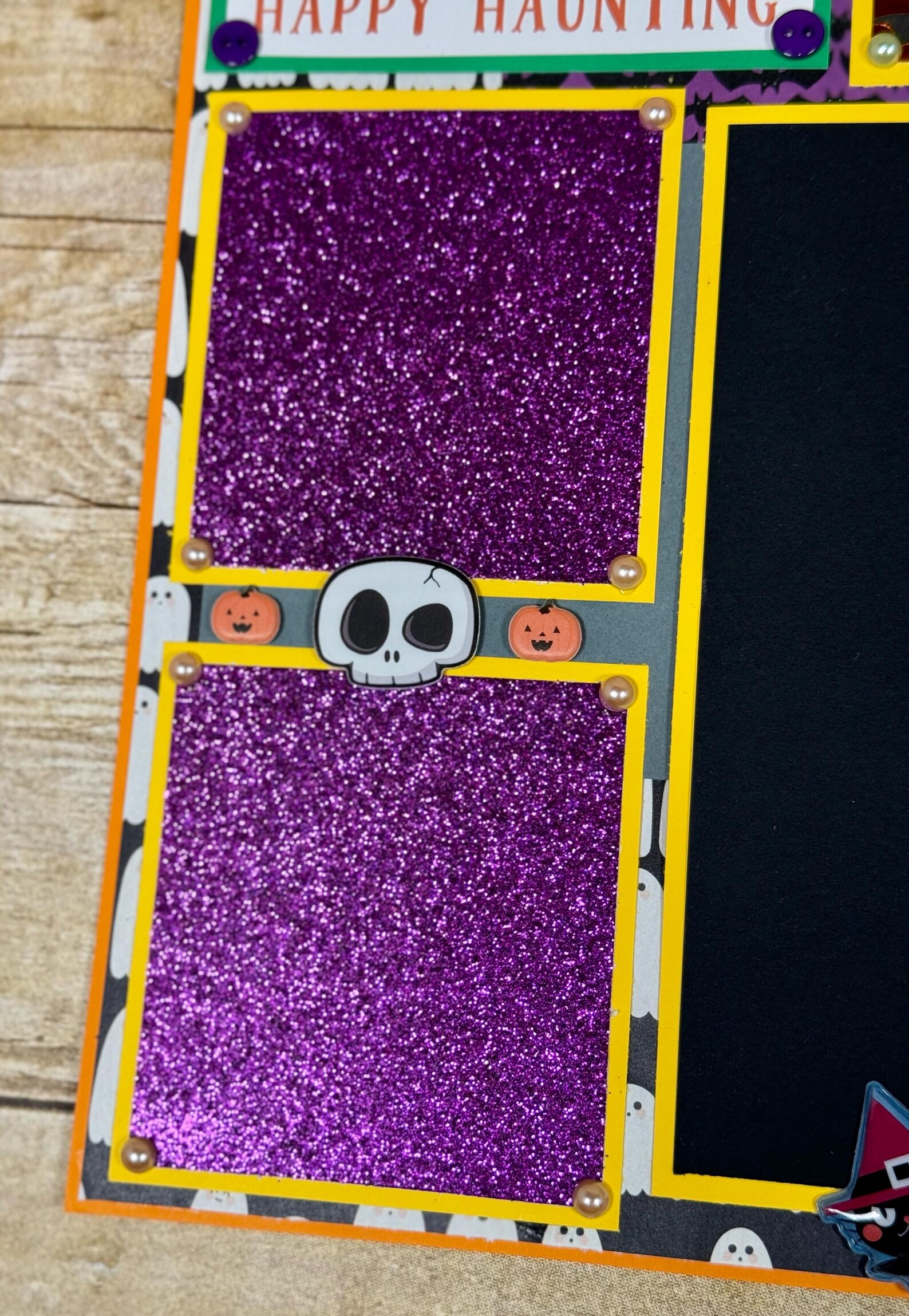 12x12 Halloween Scrapbook Pages - Etsy