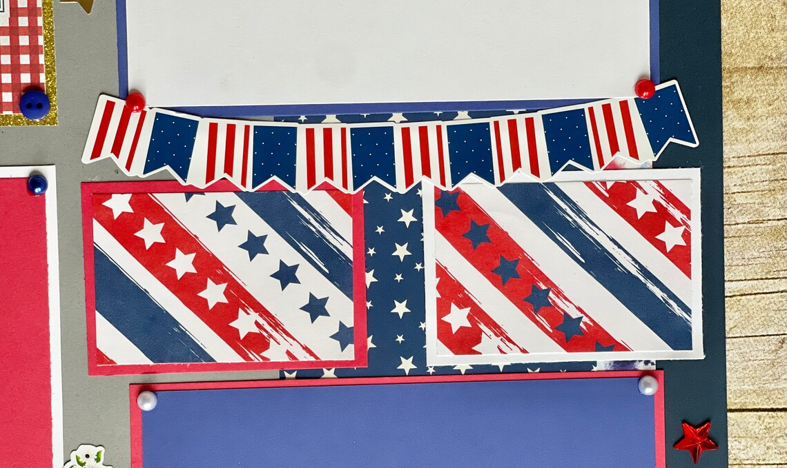 12x12 Independence Day Scrapbook Pages - Etsy
