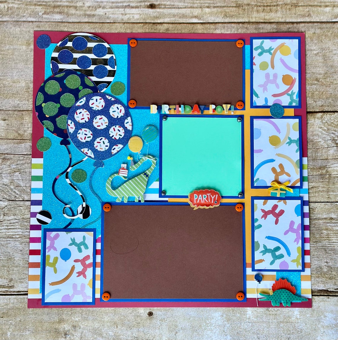 12x12 Birthday Scrapbook Pages - Etsy