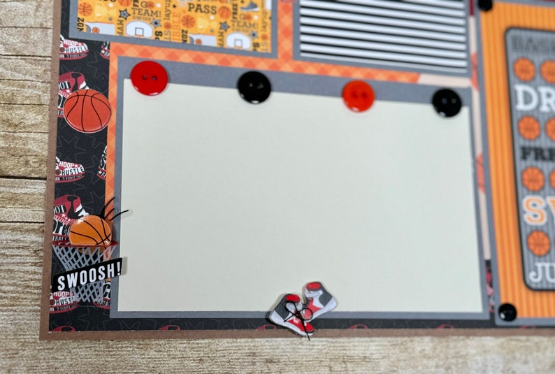 12x12 Basketball Scrapbook Pages - Etsy