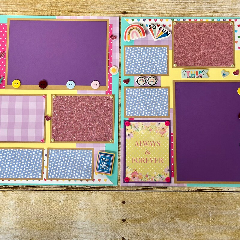 Scrapbook Page - Etsy