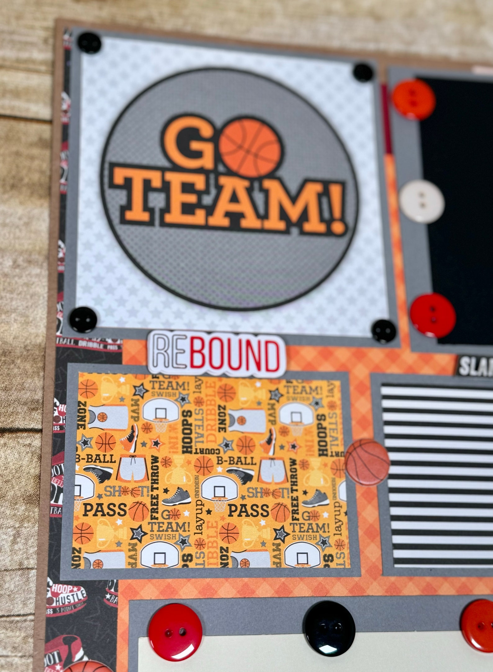 12x12 Basketball Scrapbook Pages - Etsy