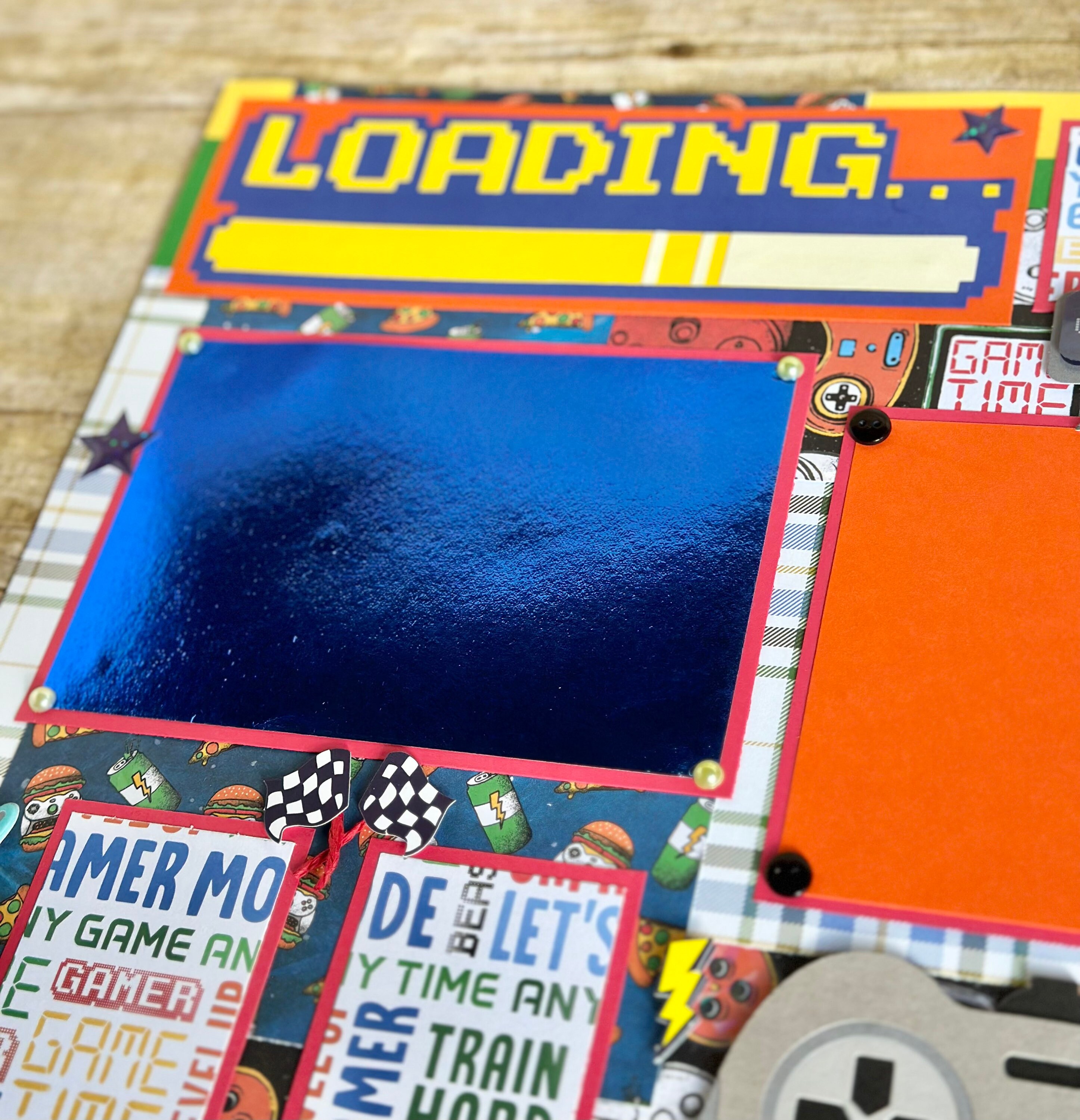 12x12 Gamer Scrapbook Pages - Etsy