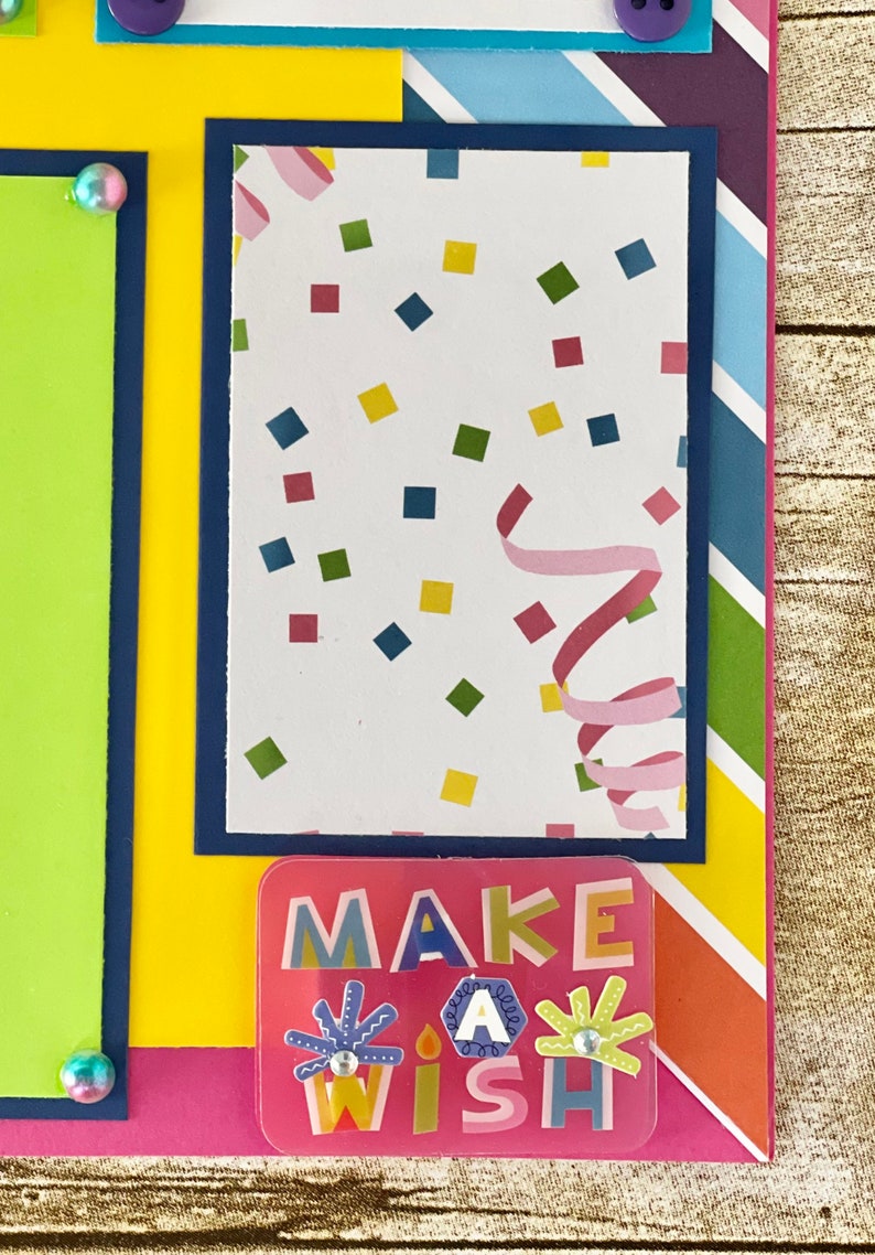 12x12 Birthday Scrapbook Pages - Etsy