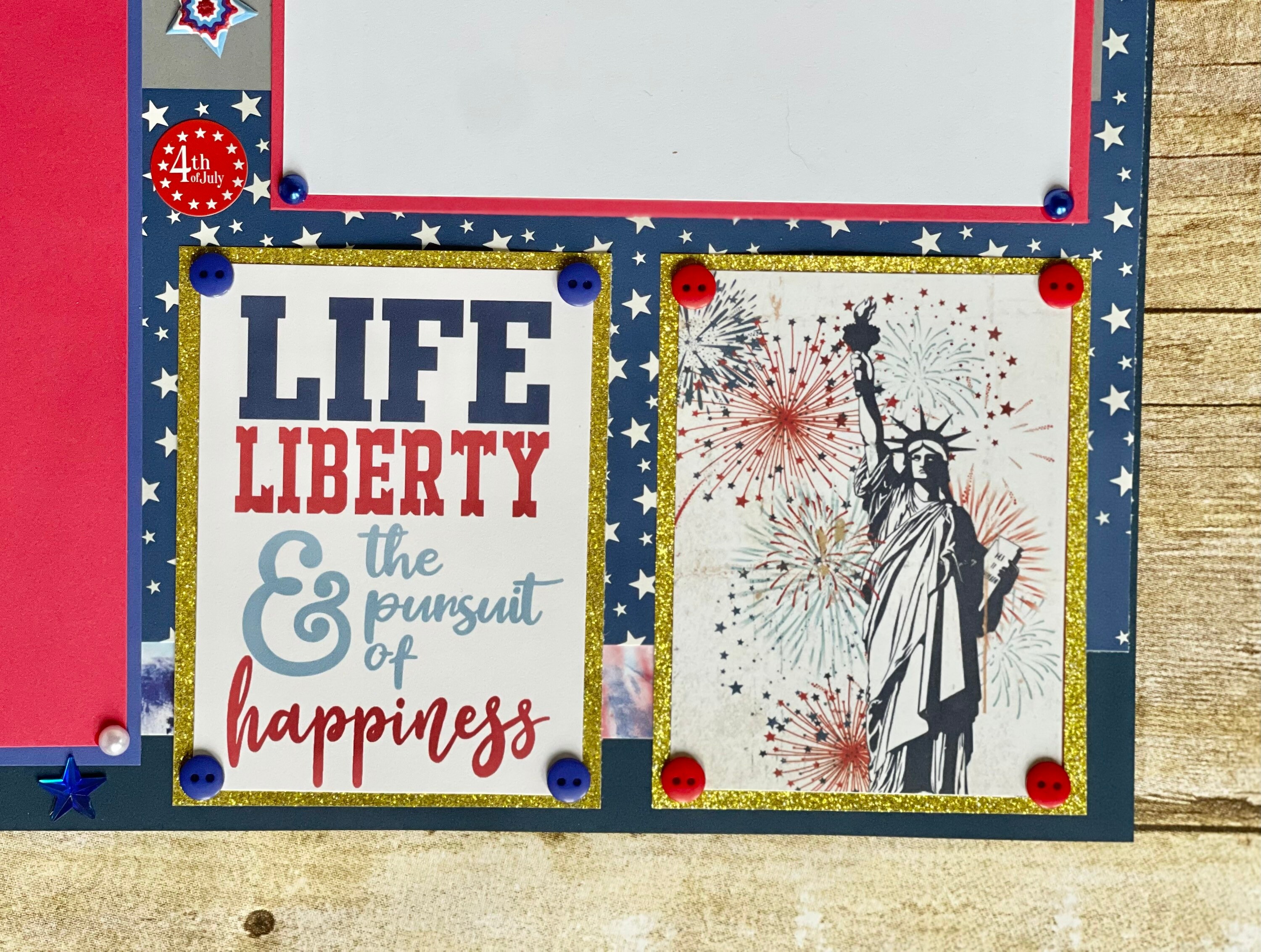 12x12 Independence Day Scrapbook Pages - Etsy