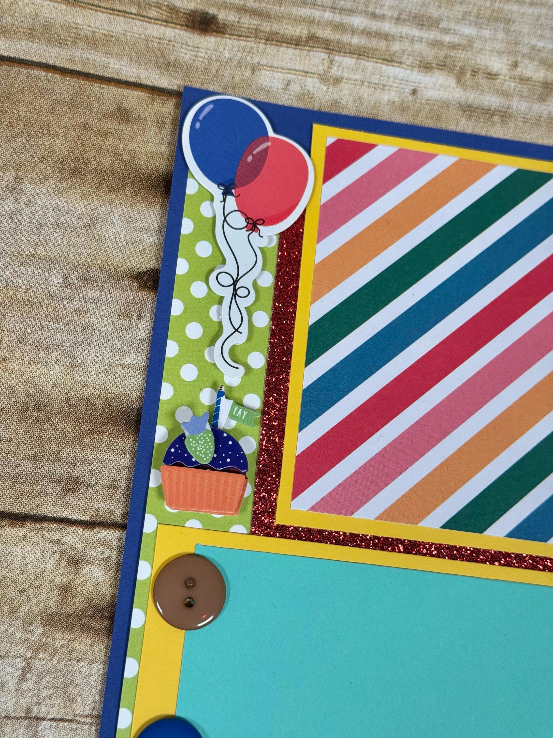 12x12 Birthday Scrapbook Pages - Etsy
