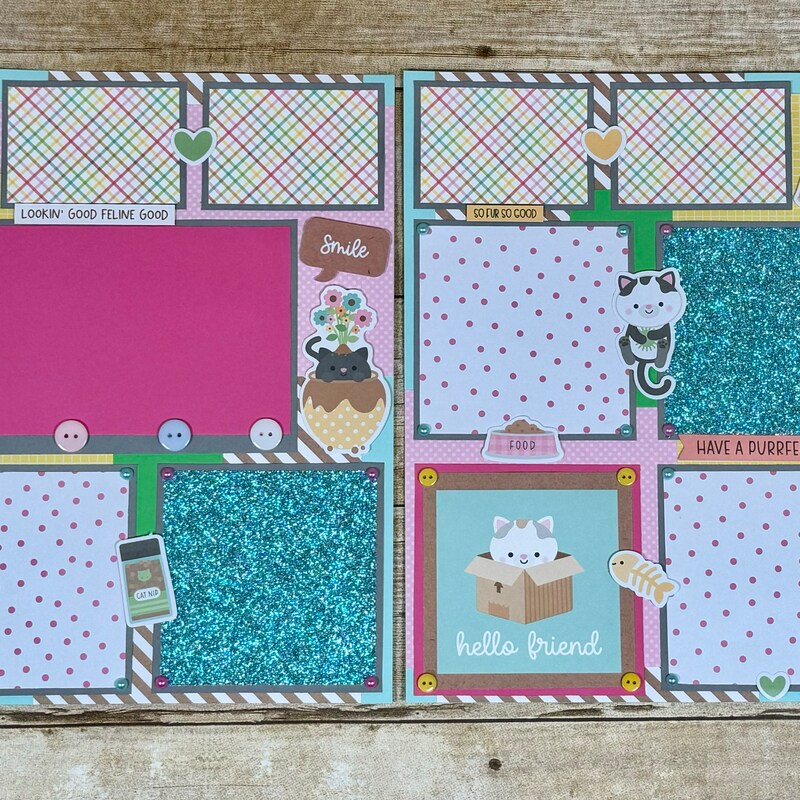 Cat Scrapbook - Etsy