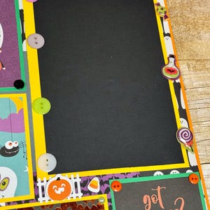 12x12 Halloween Scrapbook Pages - Etsy