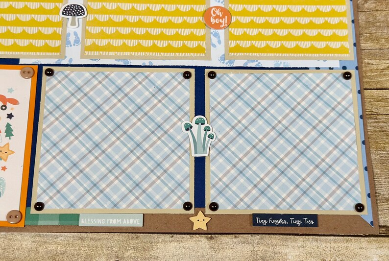 12x12 Baby Boy Scrapbook Pages - Etsy
