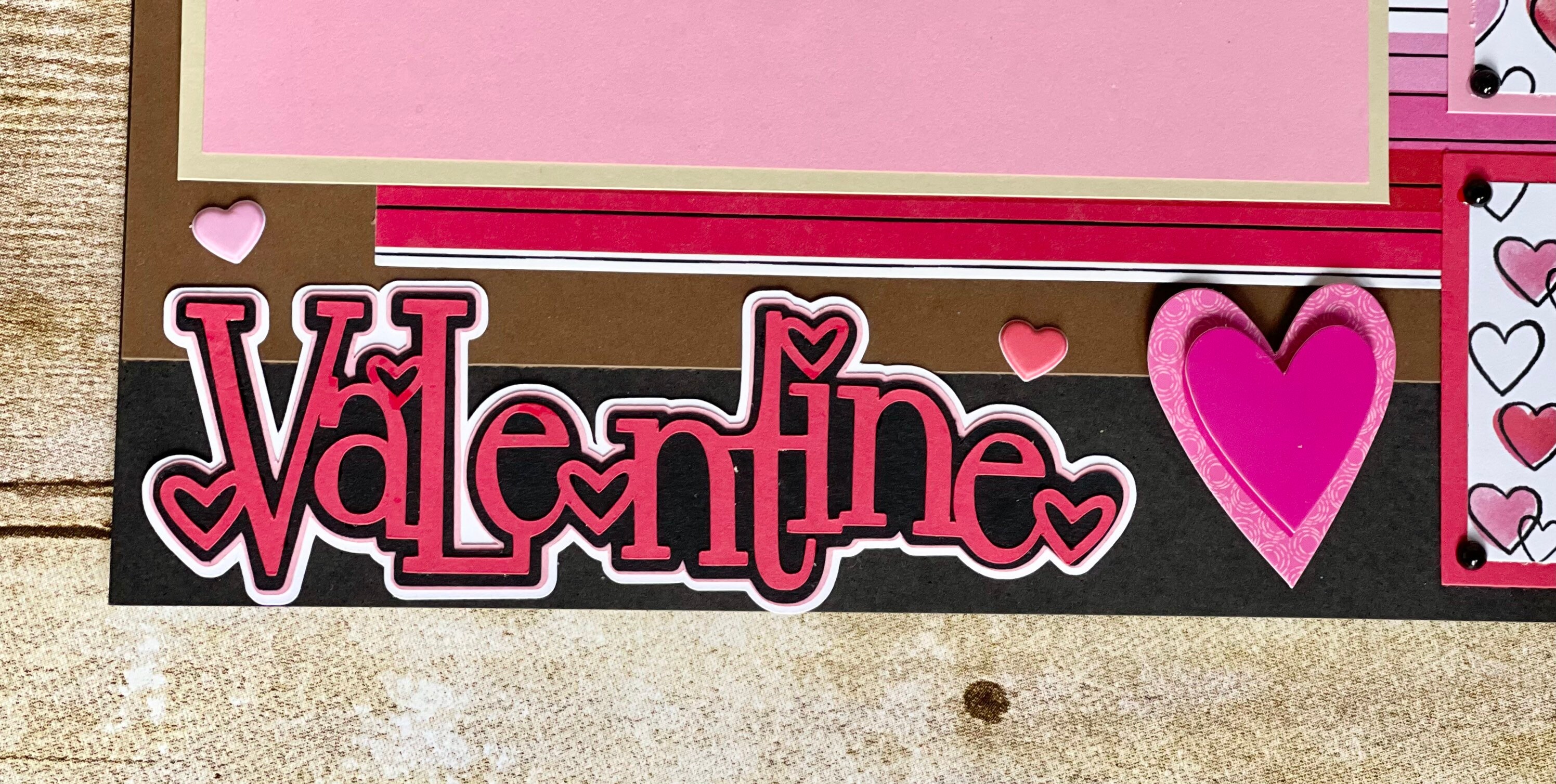12x12 Valentine’s Day Scrapbook Pages - Etsy