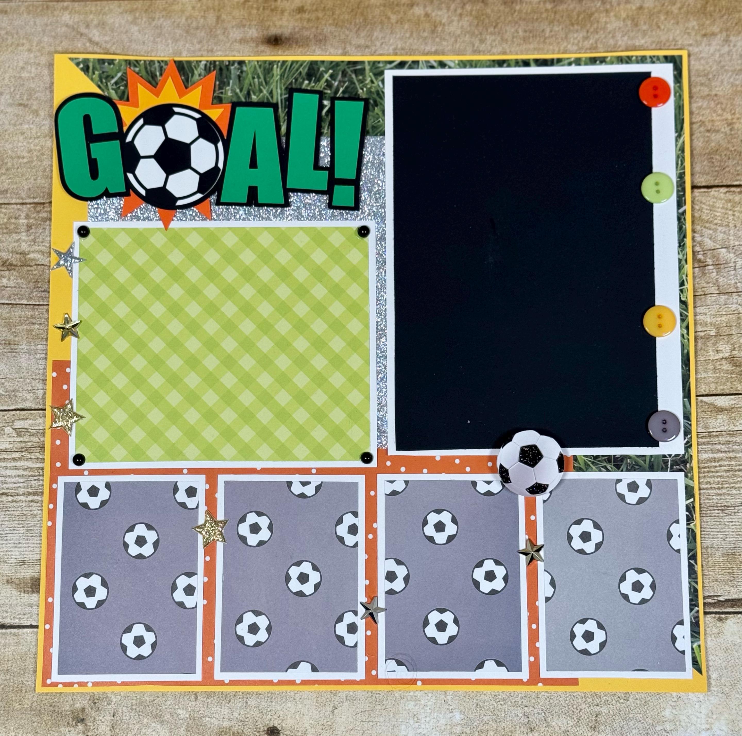 12x12 Soccer Scrapbook Pages - Etsy