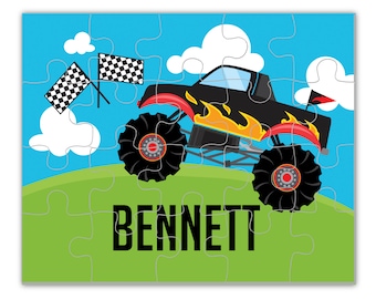Monster Truck Puzzle - Etsy