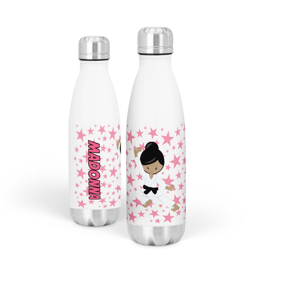 Karate Water Bottle - Coral Stars Ninja Stainless Steel Water Bottle ...