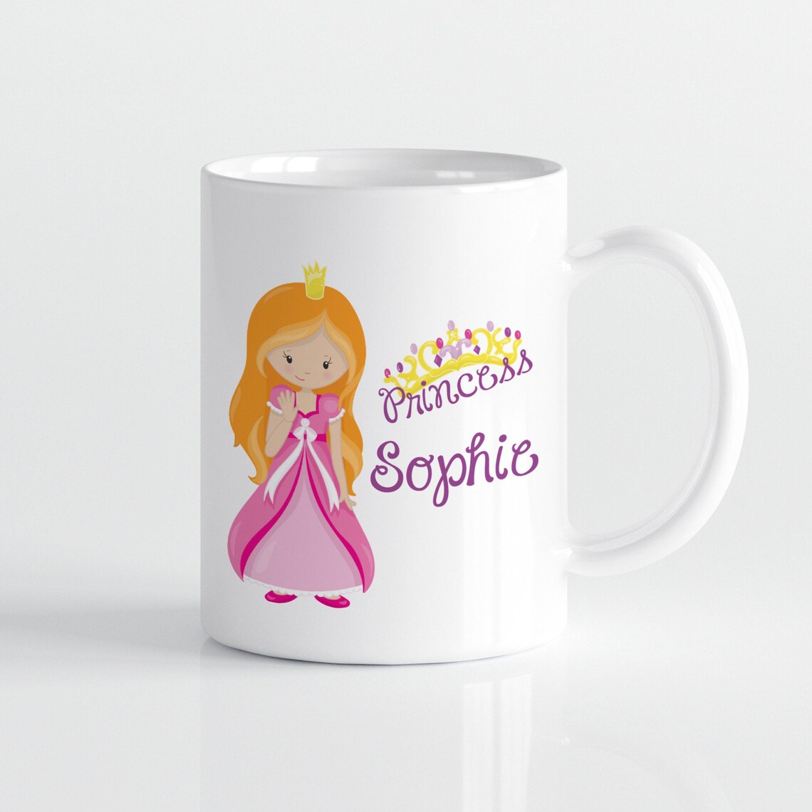 Princess Mug - Princess Crown Drinkware Cup, Royal Pink Princess ...