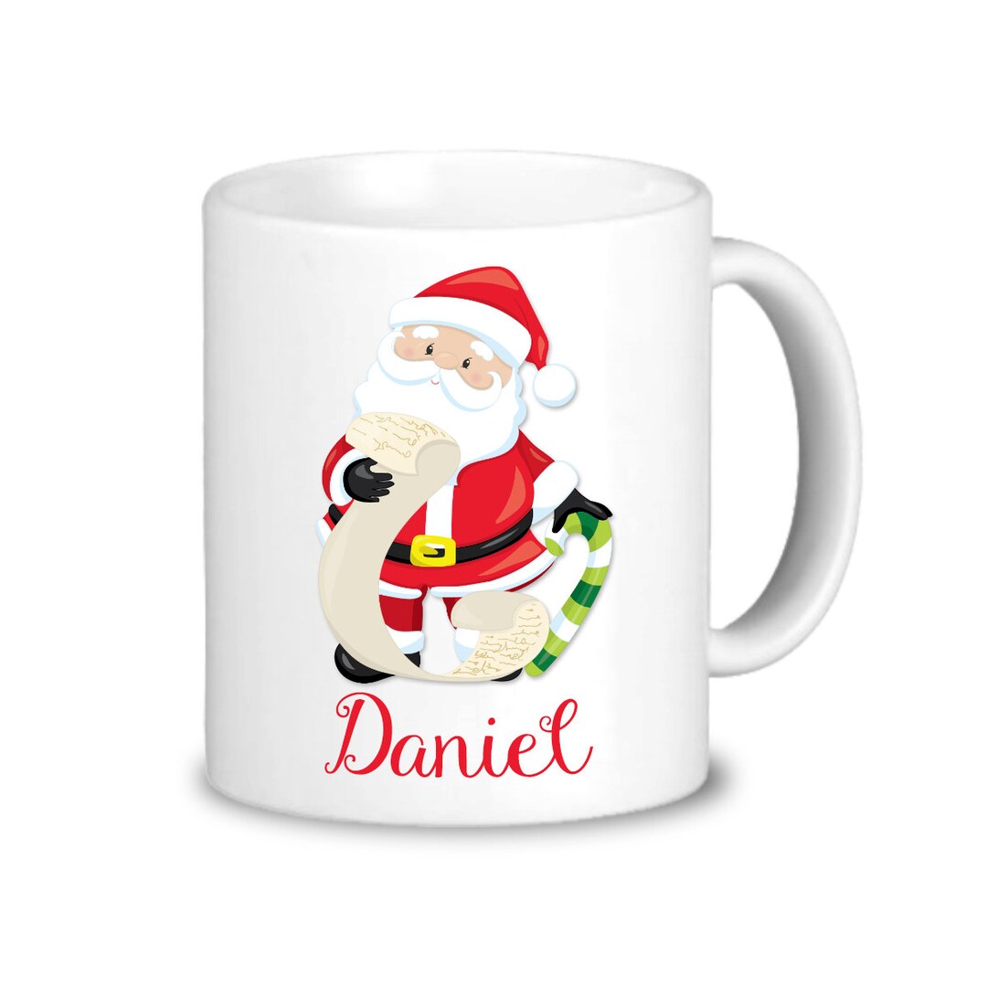 Christmas Santa Mug Santa Dinnerware Cup Santa Claus Kids - Etsy