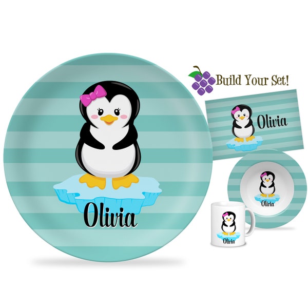 Penguin Plate - Etsy