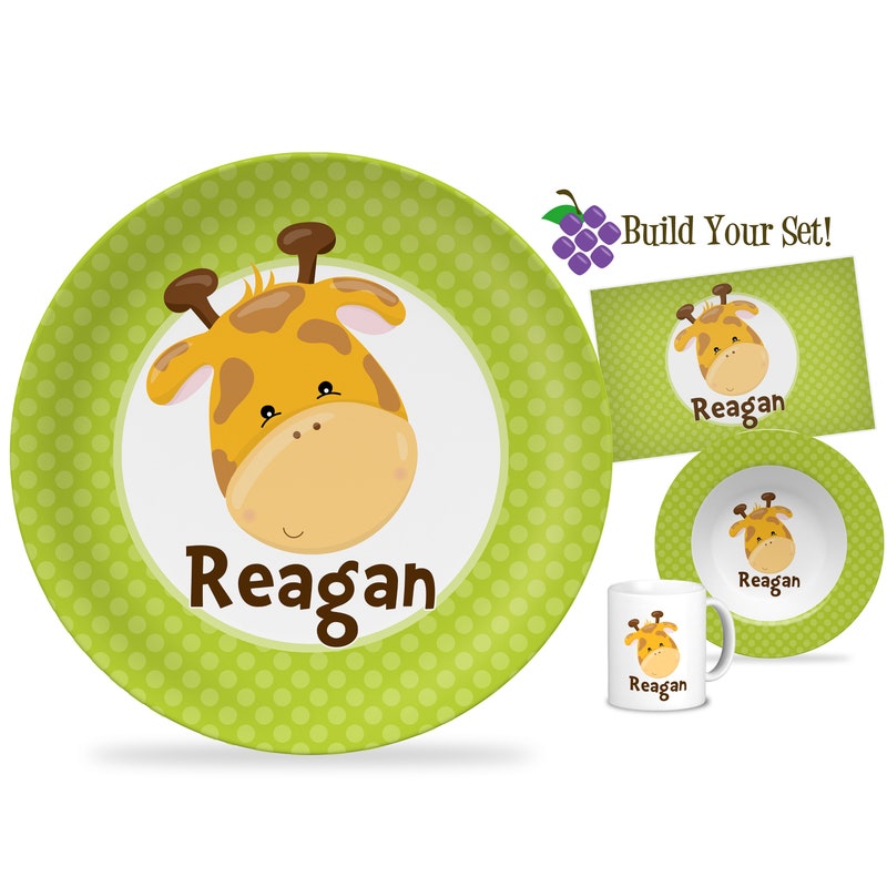 Giraffe Dinnerware Set - Etsy