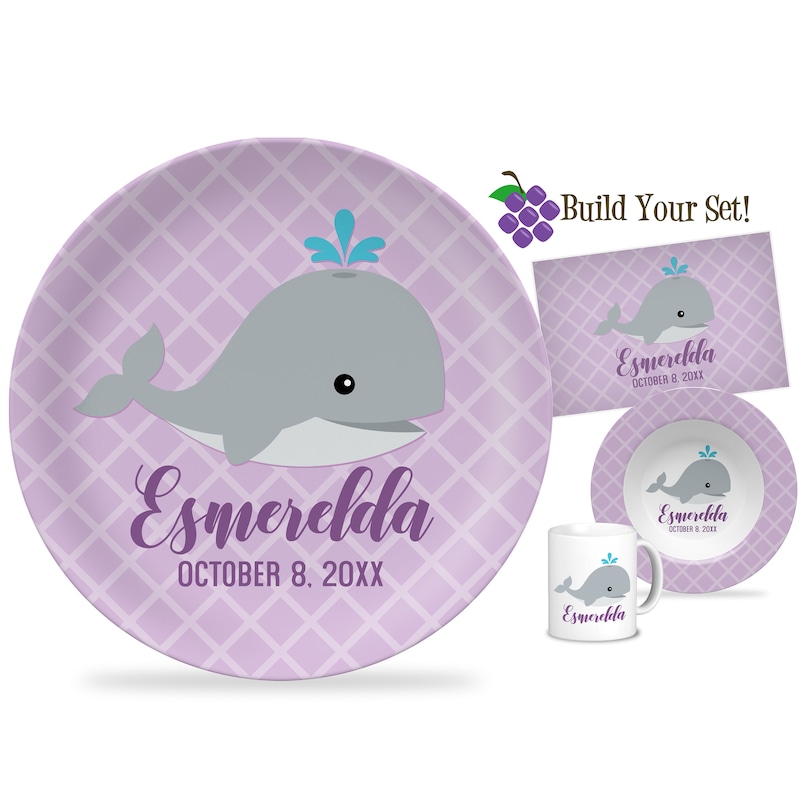 Whale Plates - Etsy