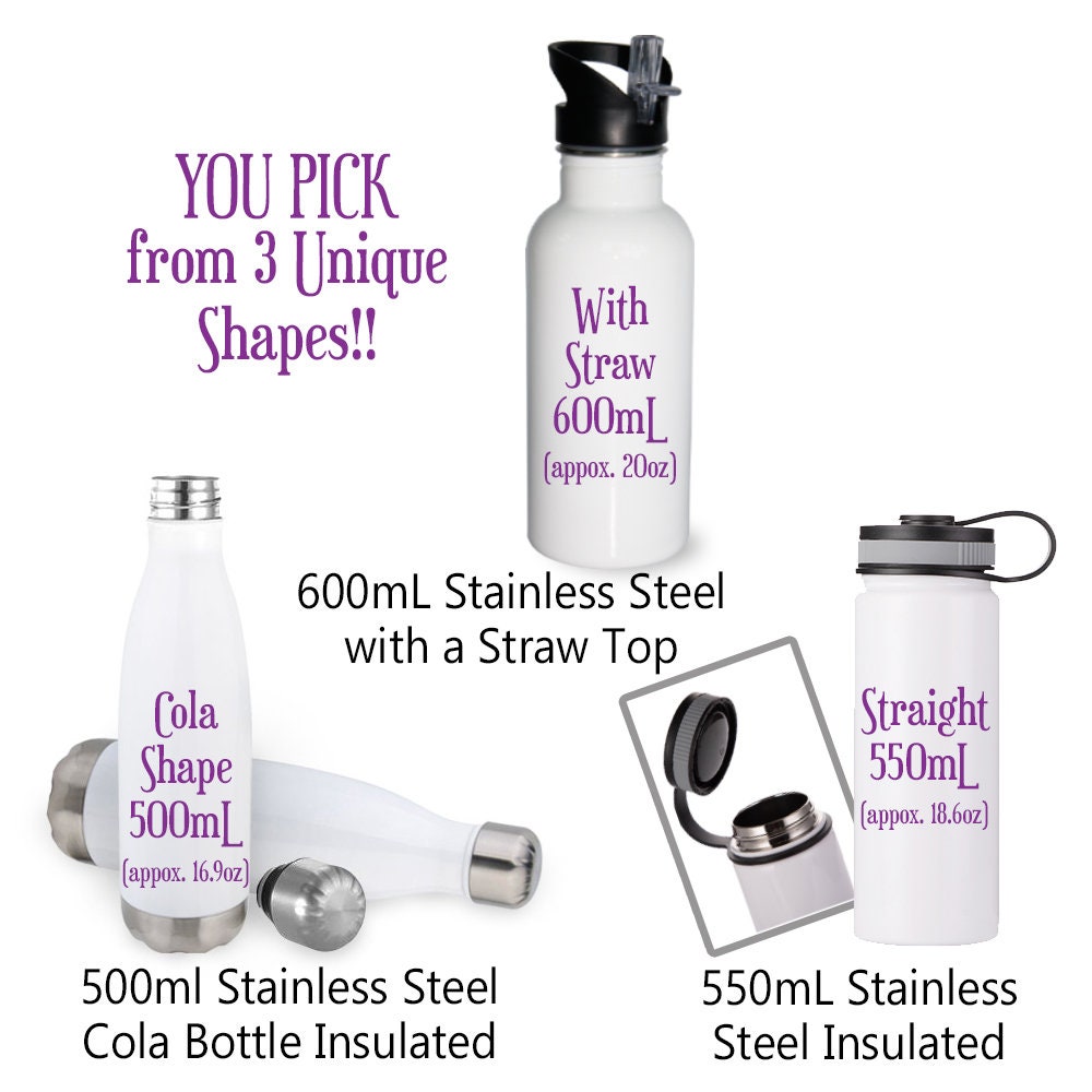 Kids Karate Water Bottle Blue Dots Ninja Stainless Steel - Etsy