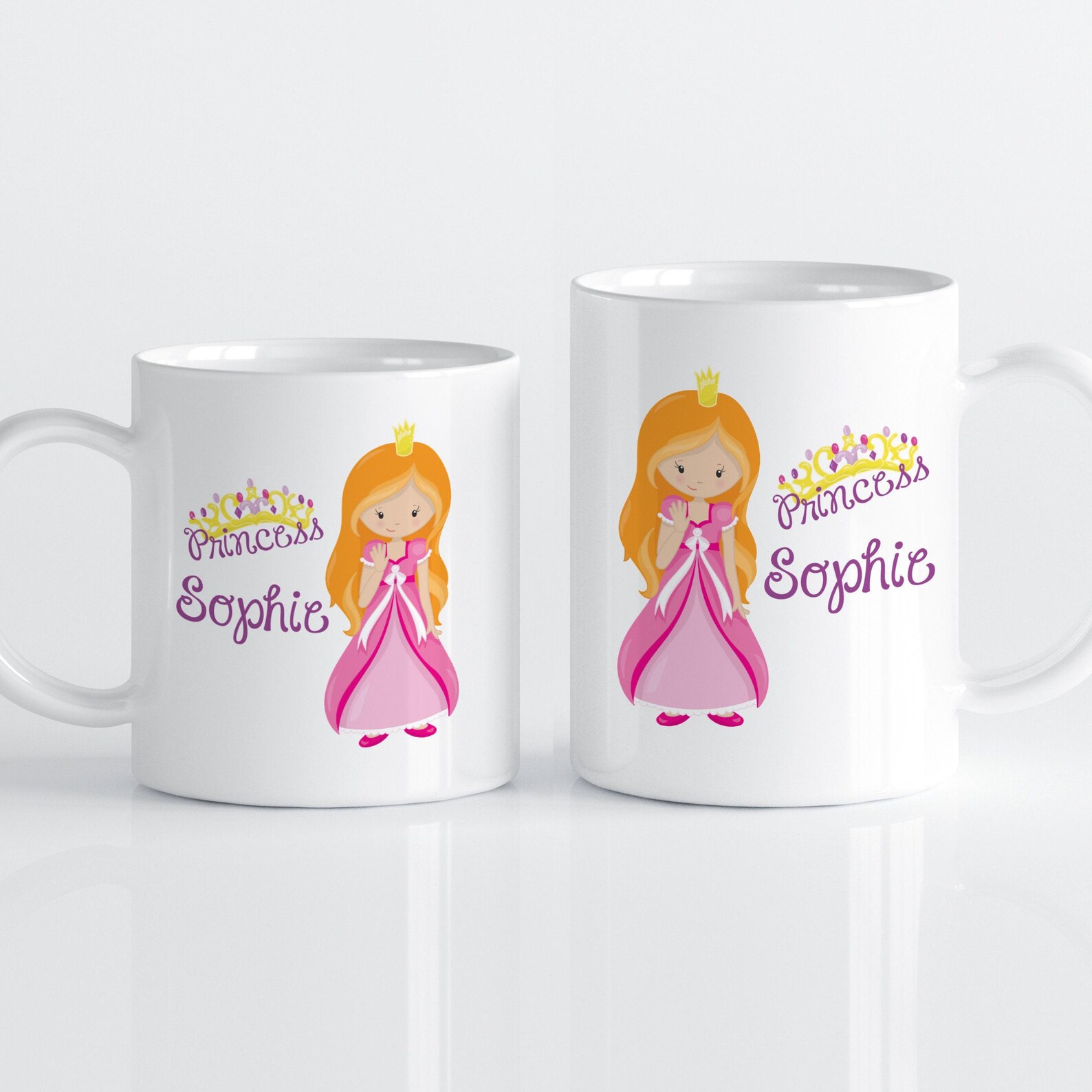 Princess Mug - Princess Crown Drinkware Cup, Royal Pink Princess ...