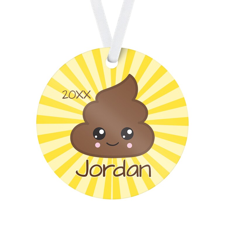 Emoji Kids Ornament Yellow Poop Emoji Holiday Ornament Poop - Etsy