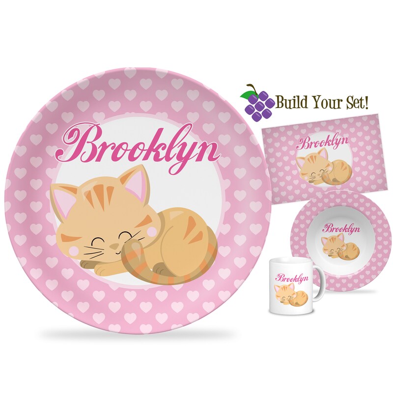 Cat Dinnerware Sets - Etsy