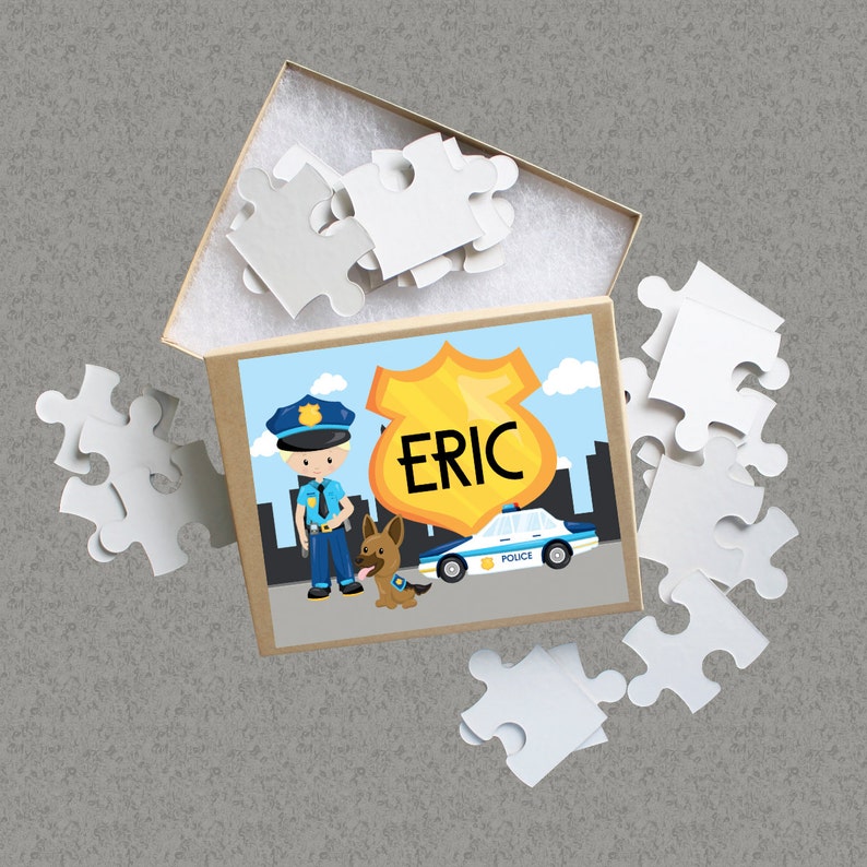 Police Puzzle Big City Police Dog Police Car Puzzle Kids - Etsy
