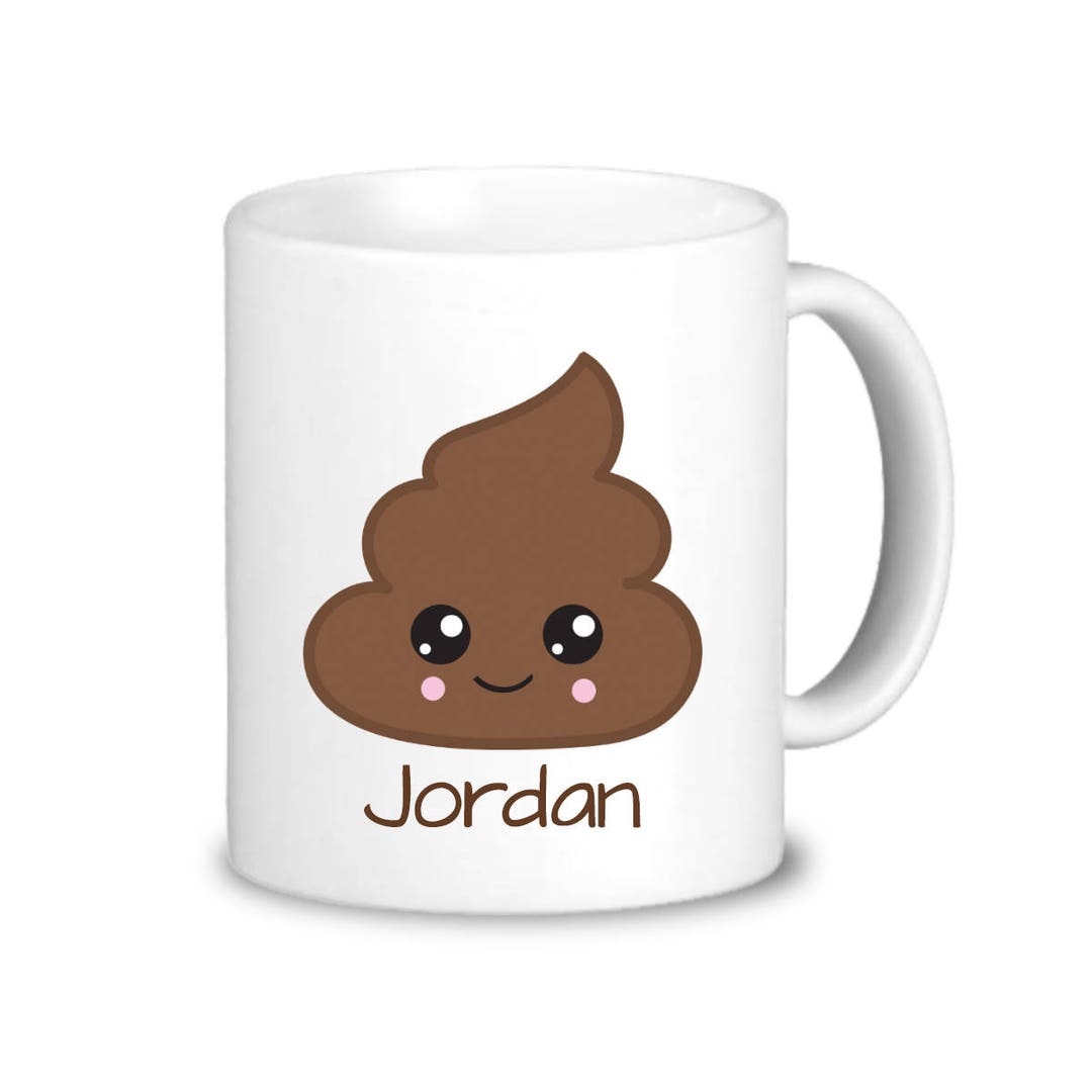 Poop Emoji Mug Poop Emoji Drinkware Cup Kids Emoji Face - Etsy