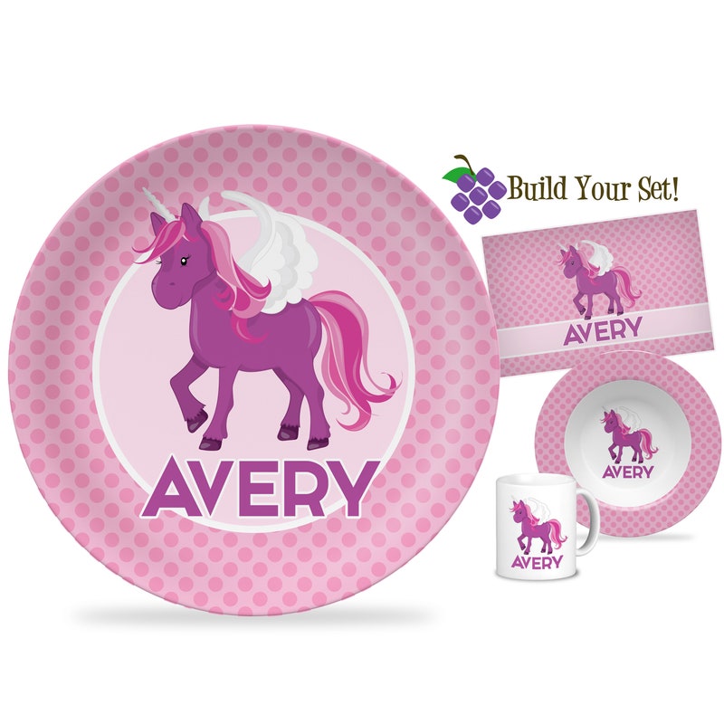 Unicorn Plates - Etsy