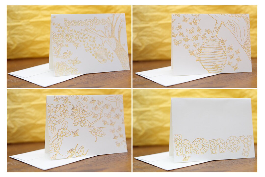 Honey Note Cards - Etsy