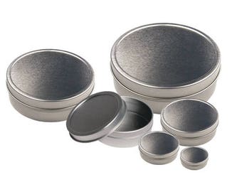 Round metal tins | Etsy