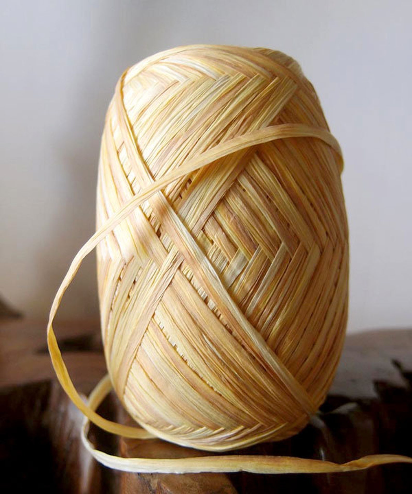 Variegated Two Tone Ombre Faux Paper Raffia 18mm X 100 Yards | Etsy