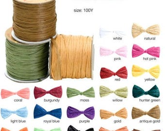 Raffia Ribbon - Etsy