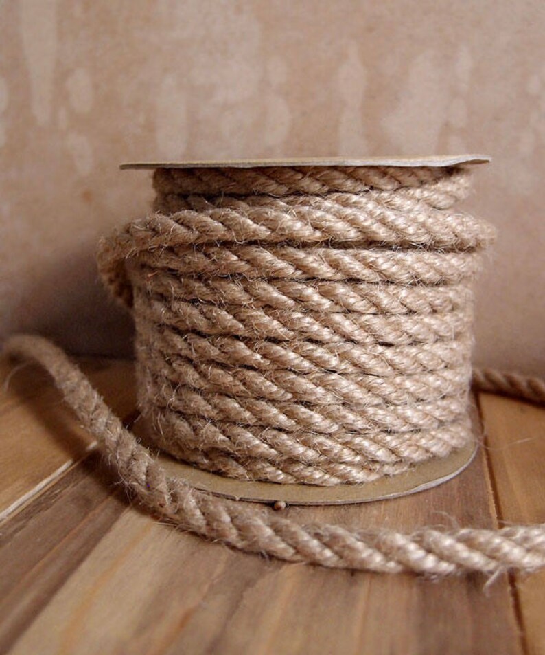 Fancysupply Natural Burlap Jute Rope Twine Cord 6 Mm X 10 - Etsy