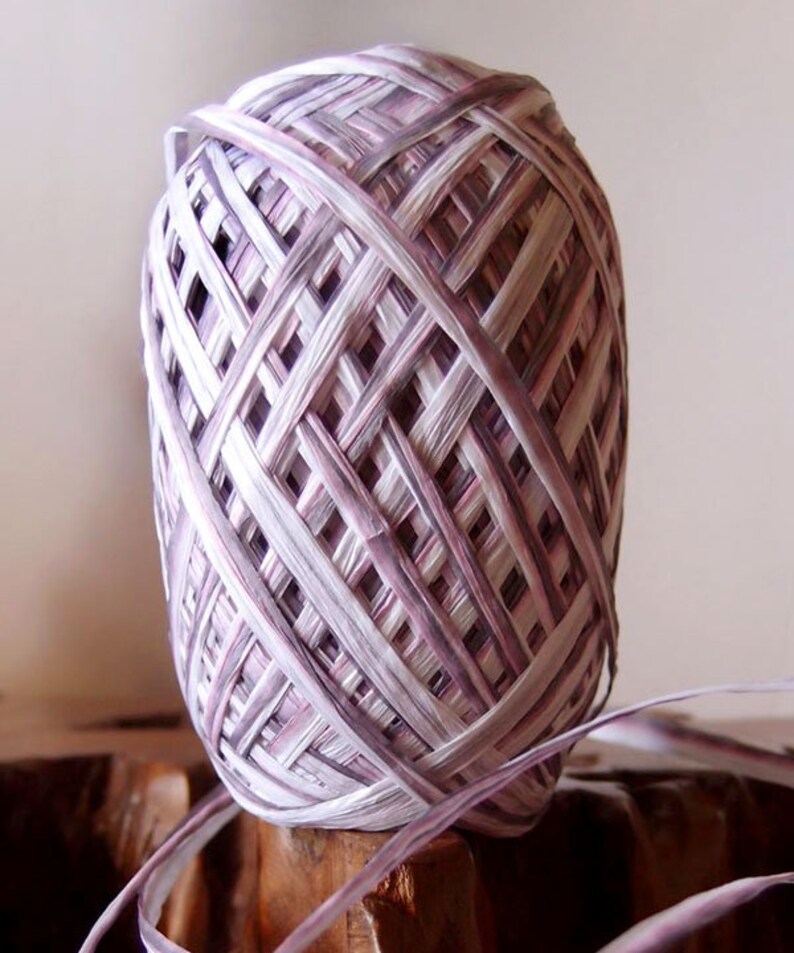 Variegated Two Tone Ombre Faux Paper Raffia 18mm X 100 Yards | Etsy