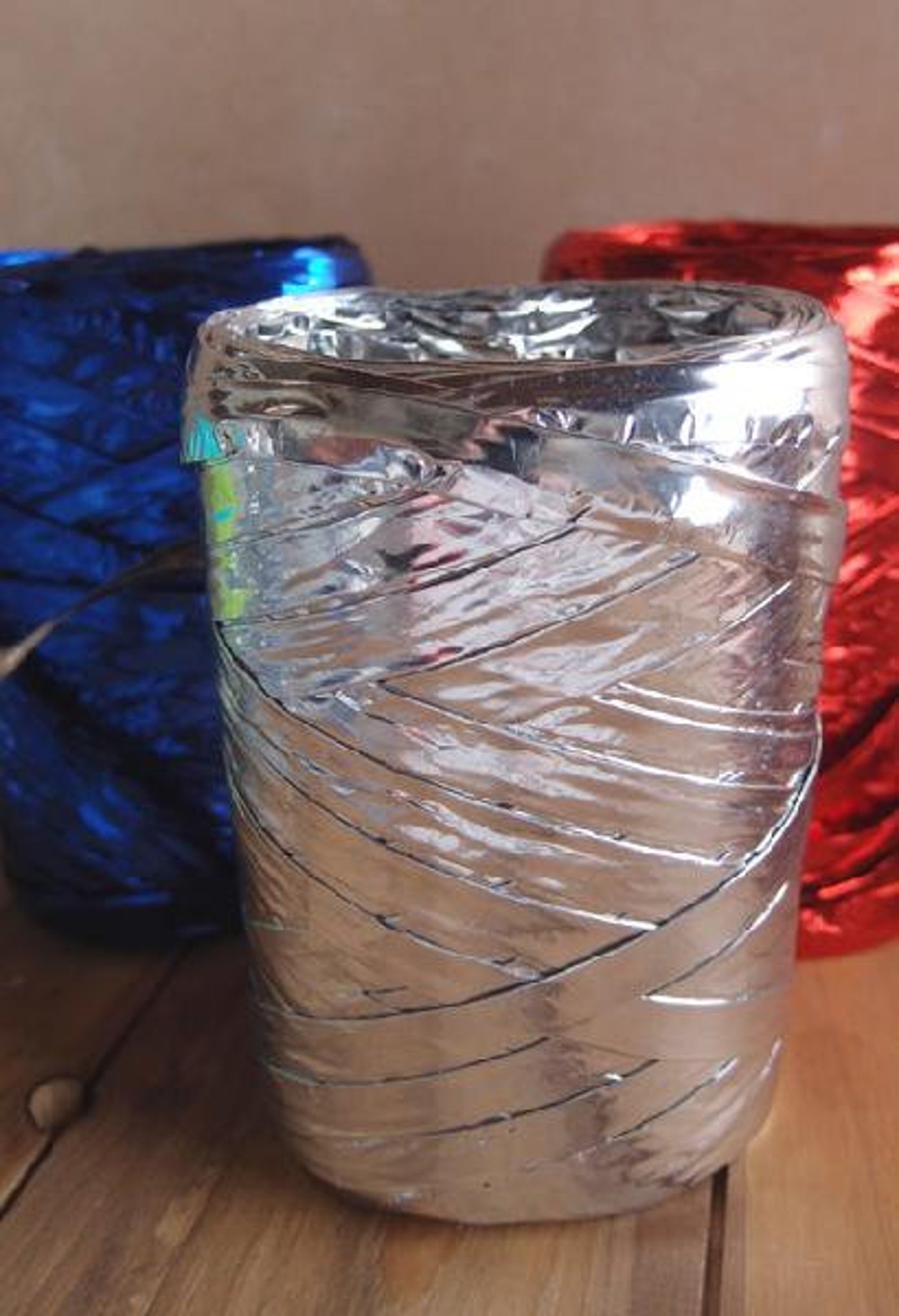 Shiny Metallic Upscale 5mm Raffia Roll - 50 Meters - Choose Colors ...