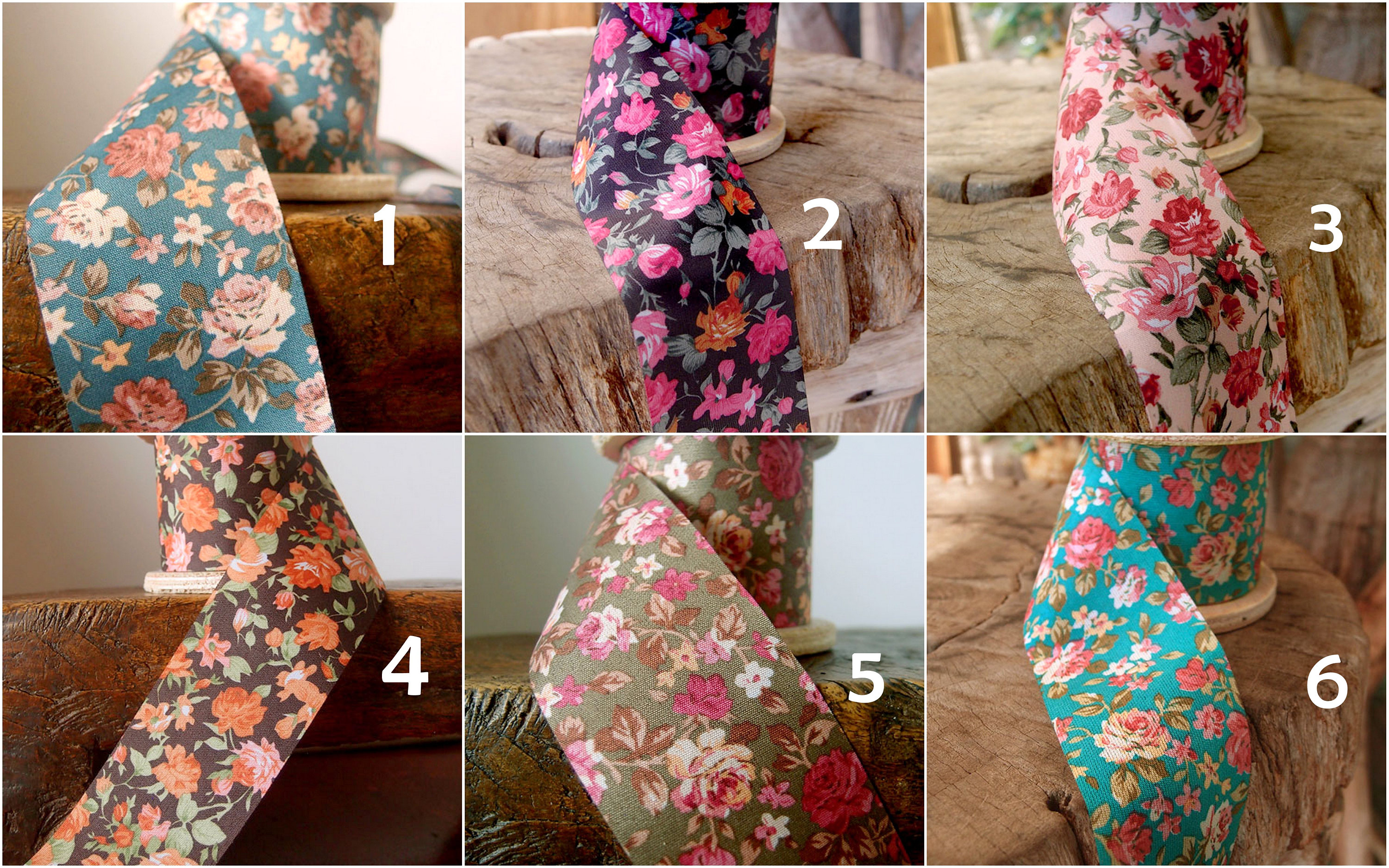 Vintage Floral Ribbon 2-inch 10-yards Choose free | Etsy