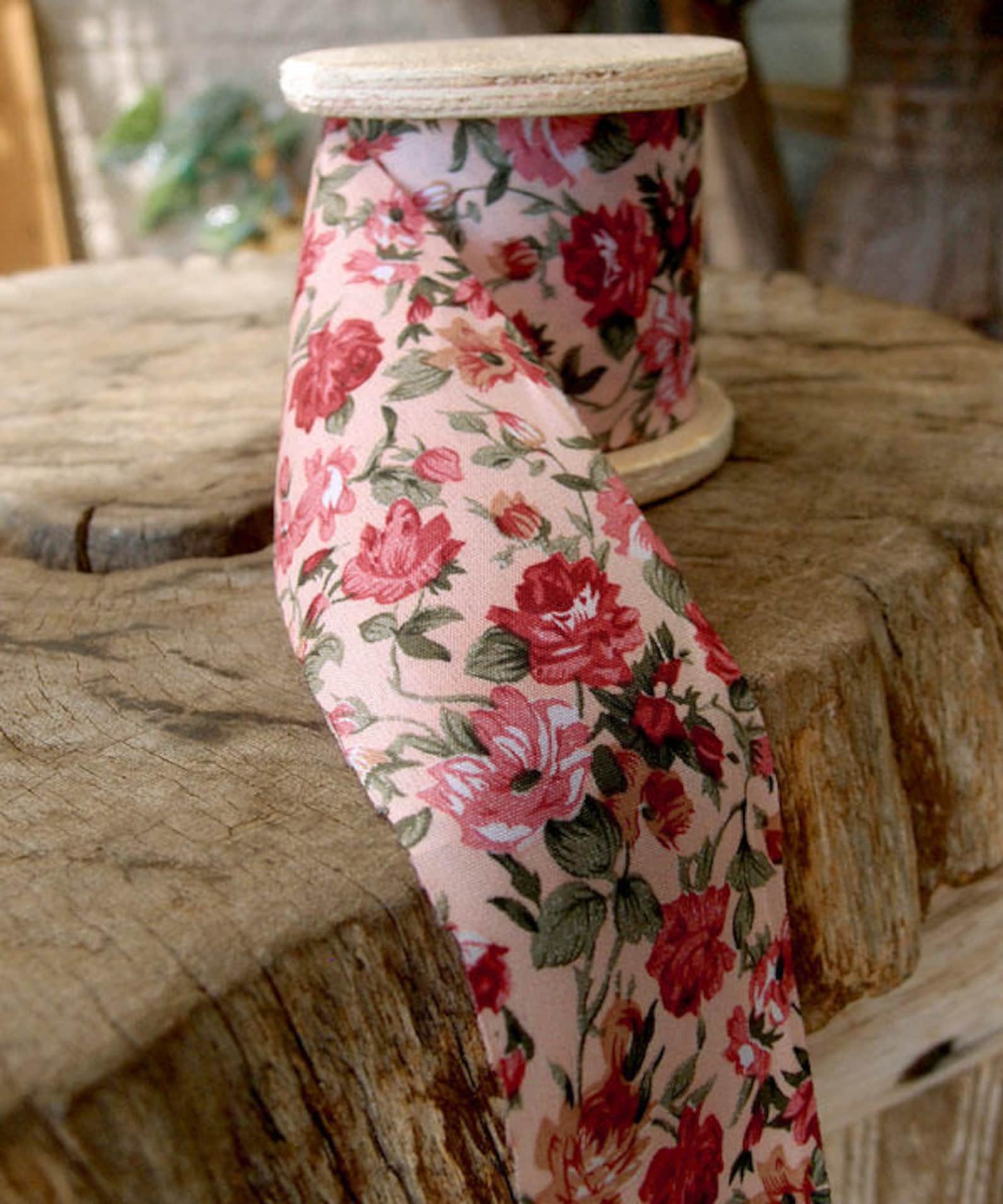 Vintage Floral Ribbon 2-inch 10-yards Choose Free - Etsy