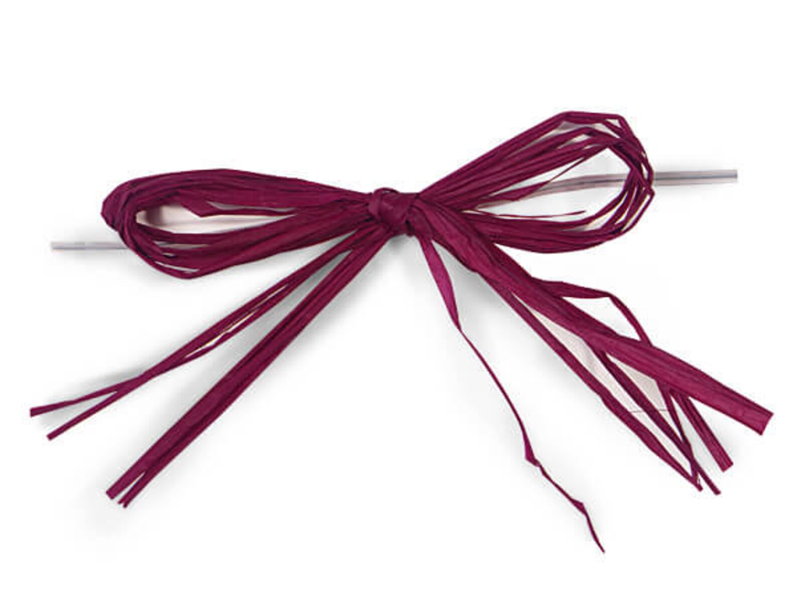 Set of 12 Colored 4" Raffia Bows With Wire Ties - Choose Colors * Free ...