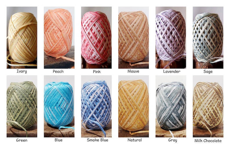 Variegated Two Tone Ombre Faux Paper Raffia 18mm X 100 Yards - Etsy