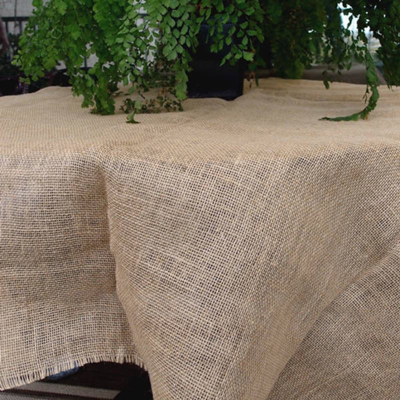 Jute Tablecloth - Etsy