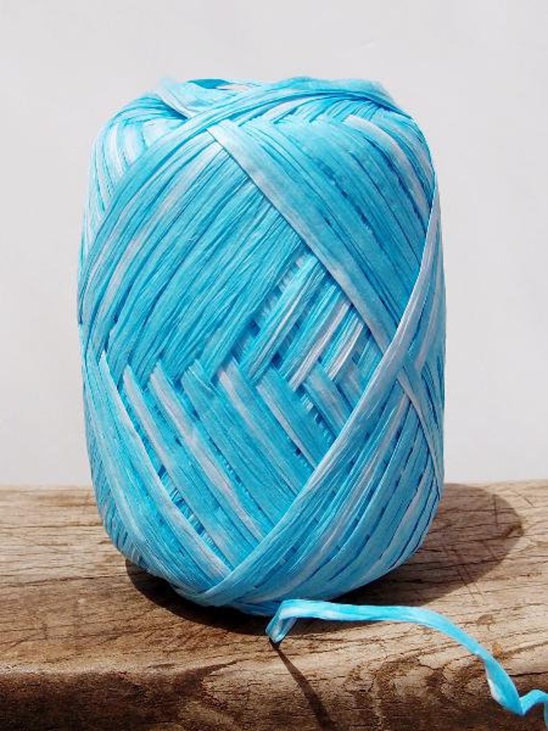 Variegated Two Tone Ombre Faux Paper Raffia 18mm X 100 Yards | Etsy
