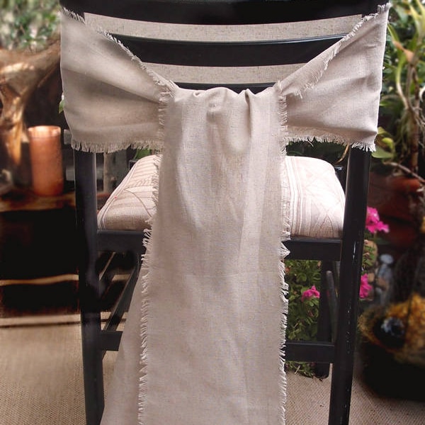 Burlap Chair Sash - Etsy