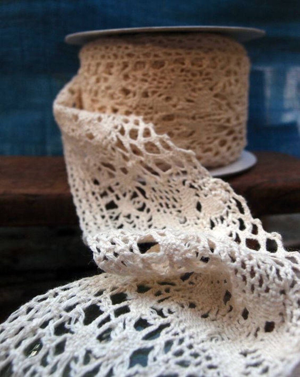 2.5 Crochet Lace Ribbon Floral Trim Pattern Gift Wrap - Etsy