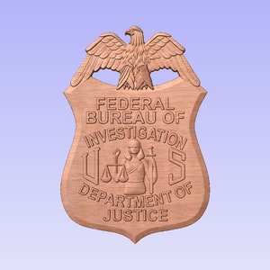 Federal Bureau of Investigation FBI Badge Plaque - Etsy