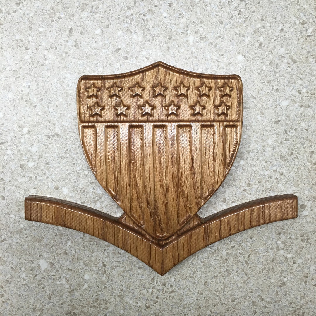 United States Coast Guard E-4 Ball Cap Device. PO3. Third Class Petty ...