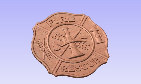 Fire Rescue Maltese Cross Plaque - Etsy