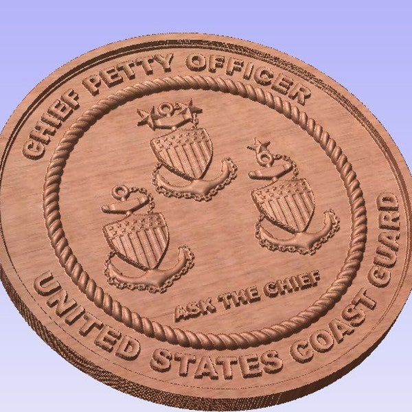 Challenge Coin Coast Guard - Etsy